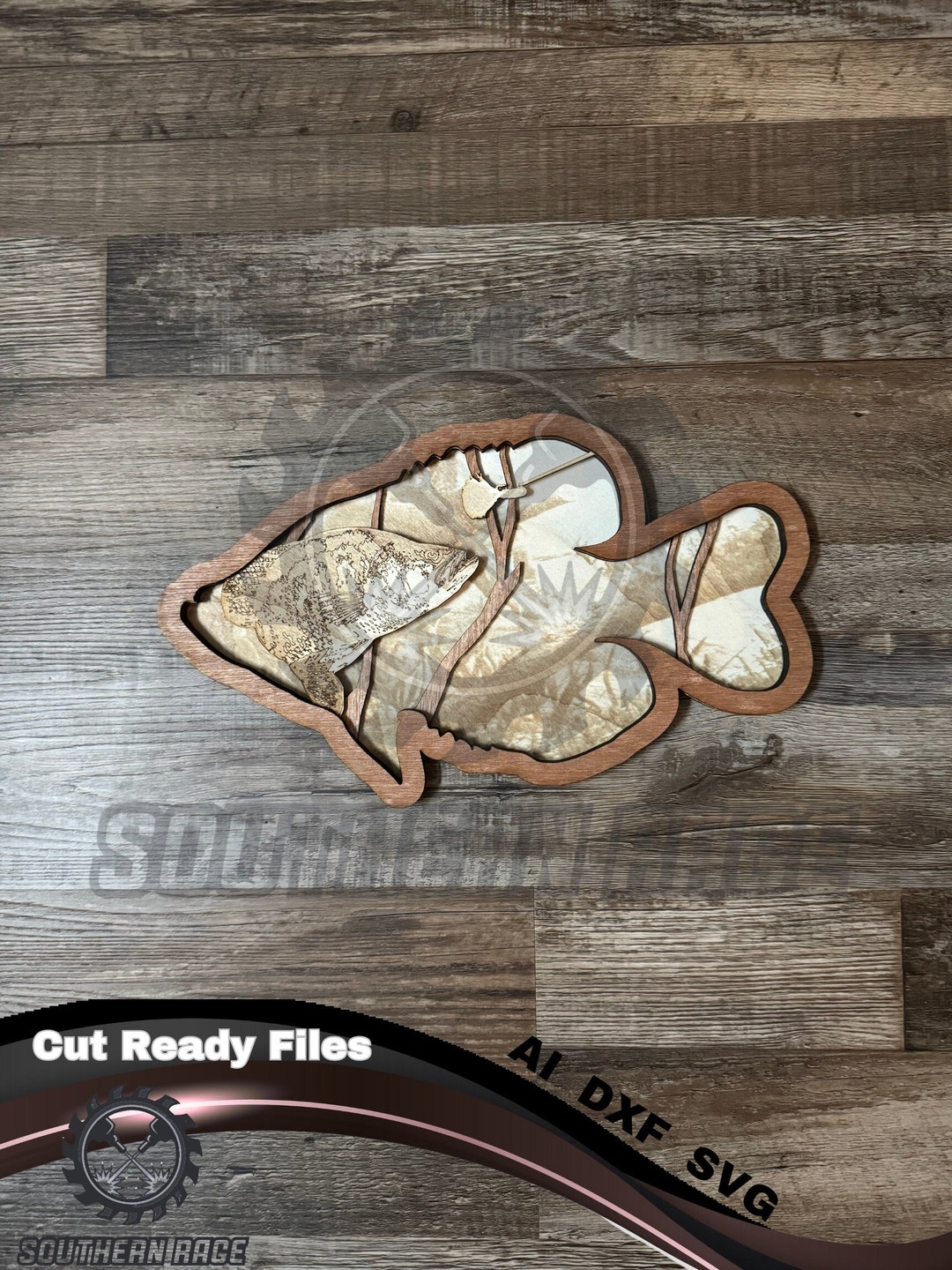 Crappie Laser Cut File, Wood Fish SVG DXF AI (digital Download) - Etsy