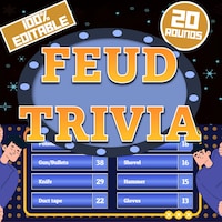 Printable Family Feud Game, Party Group Game (instant Download) - Etsy ...