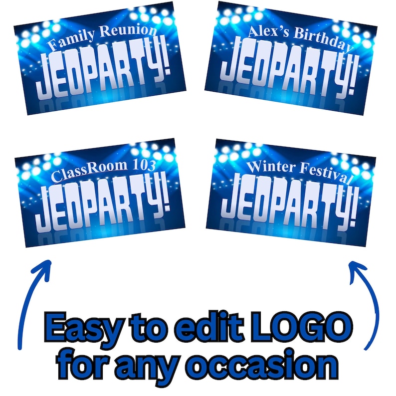 Customizable Jeoparody Powerpoint Template (PC & Mac) - Etsy