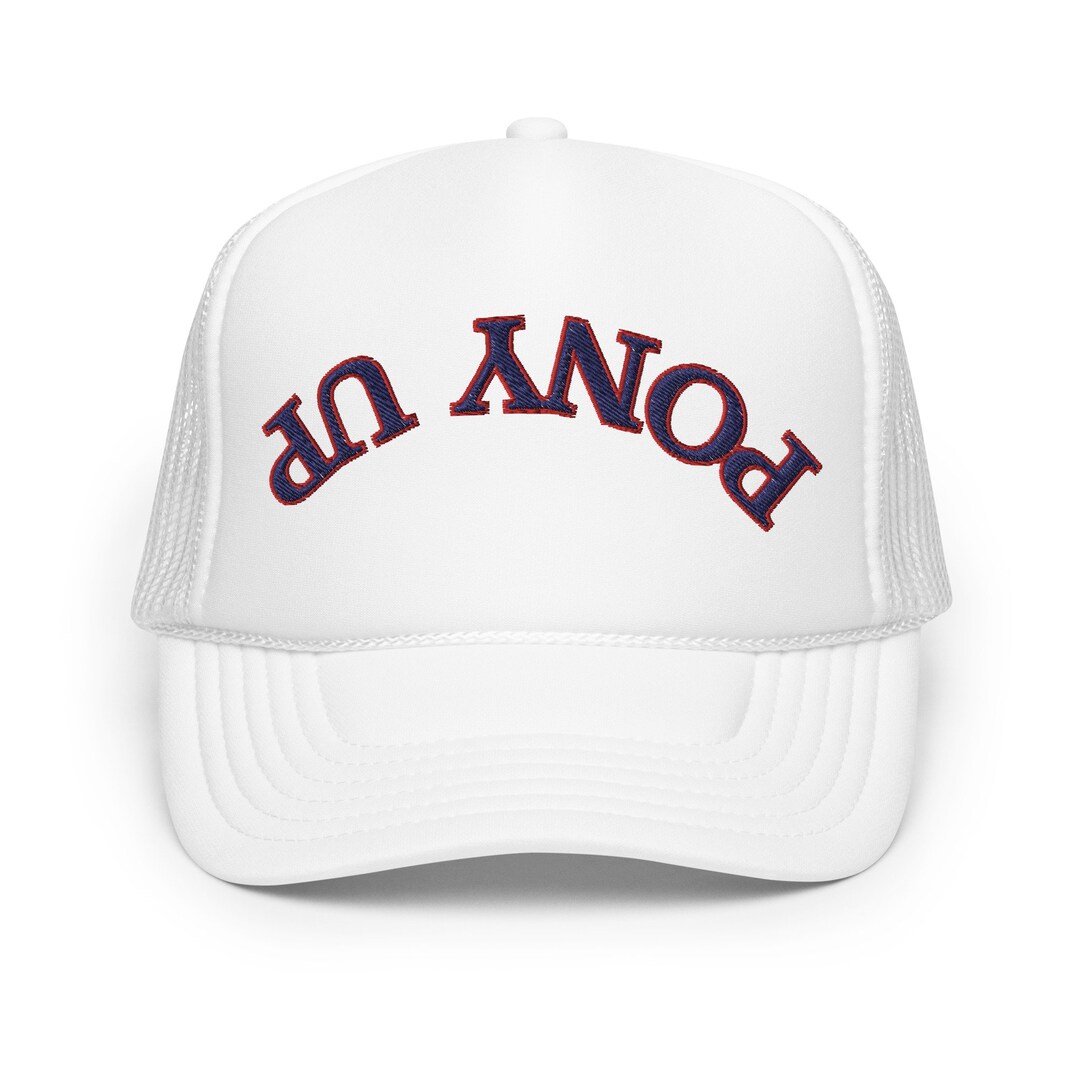 Upside Down Pony UP Trucker Hat | SMU Mustangs - Etsy