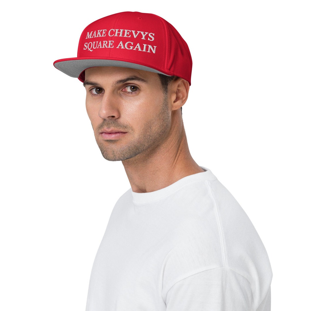 Make Chevys Square Again Snapback Hat | Chevy Squarebody | Classic ...