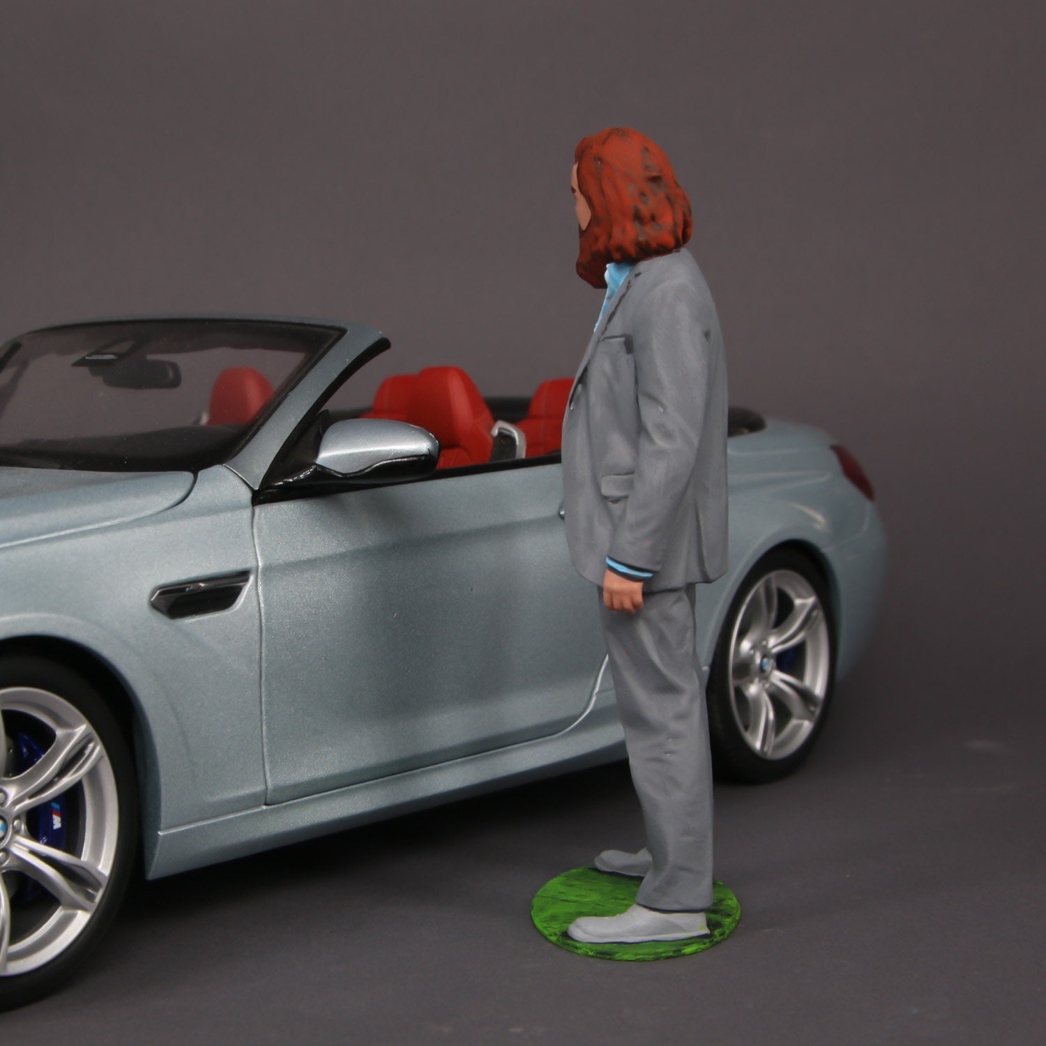 Scale Figure Handpainted / Unpainted Resin Man in Costume ( Without Car ...