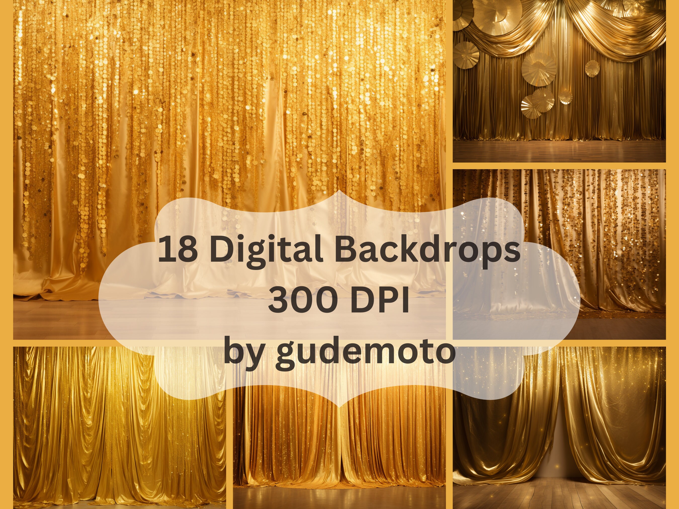 Gold Portrait Photography Backgrounds Gold Portrait Backdrops Fine Art ...