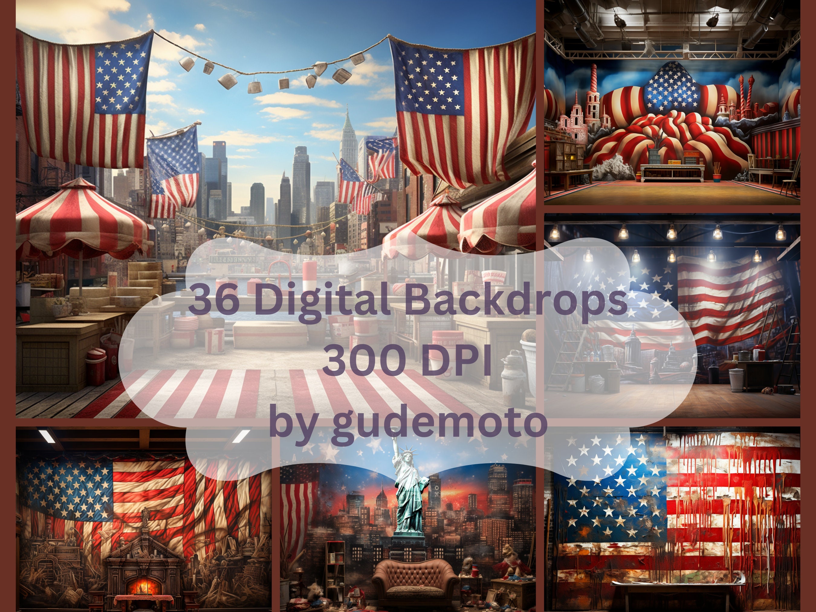 4th of July Backgrounds 36 USA Backdrops Independence Day Backgrounds ...