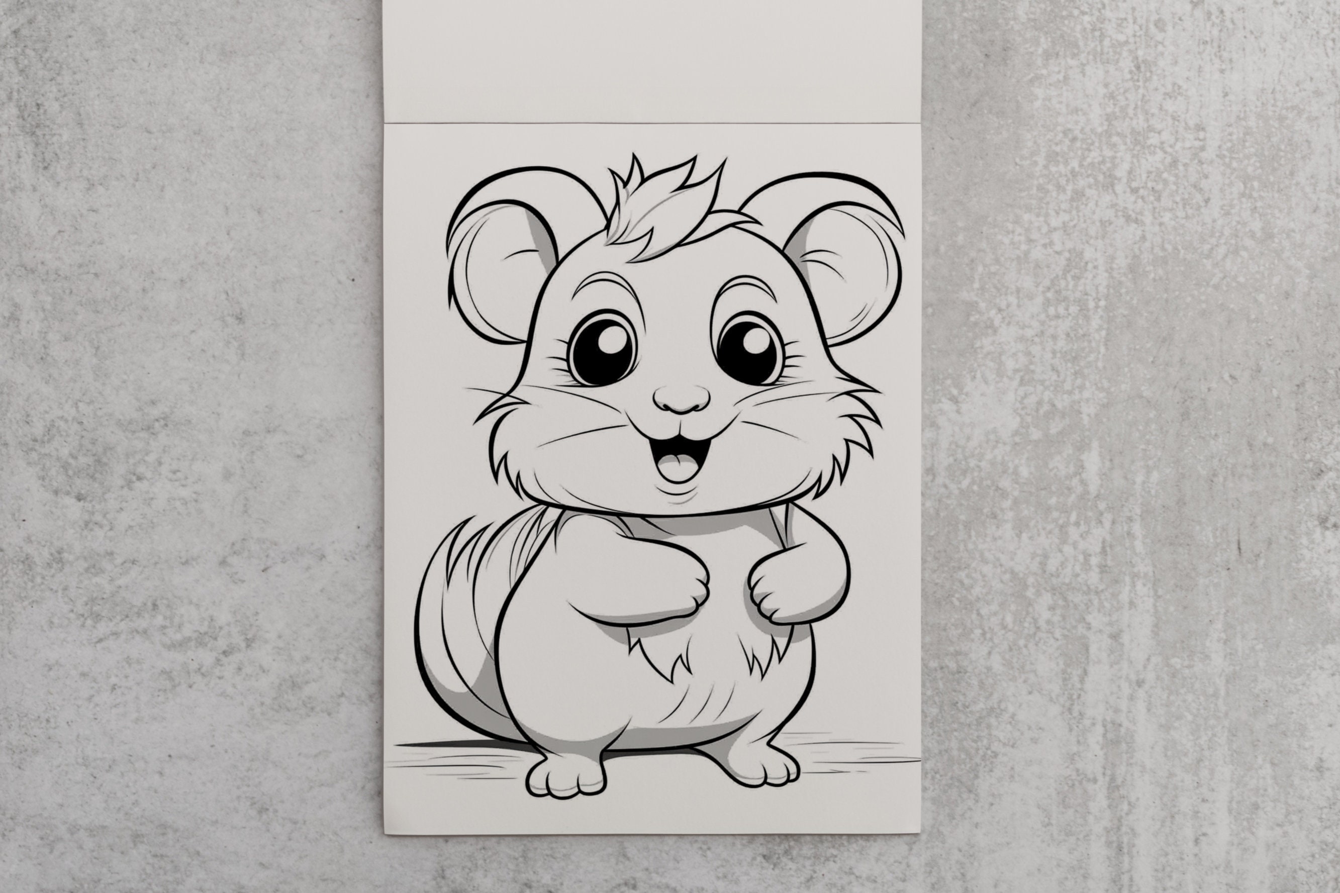 Printable Cute Animal Coloring Pages for Kids Kawaii Animal Coloring ...