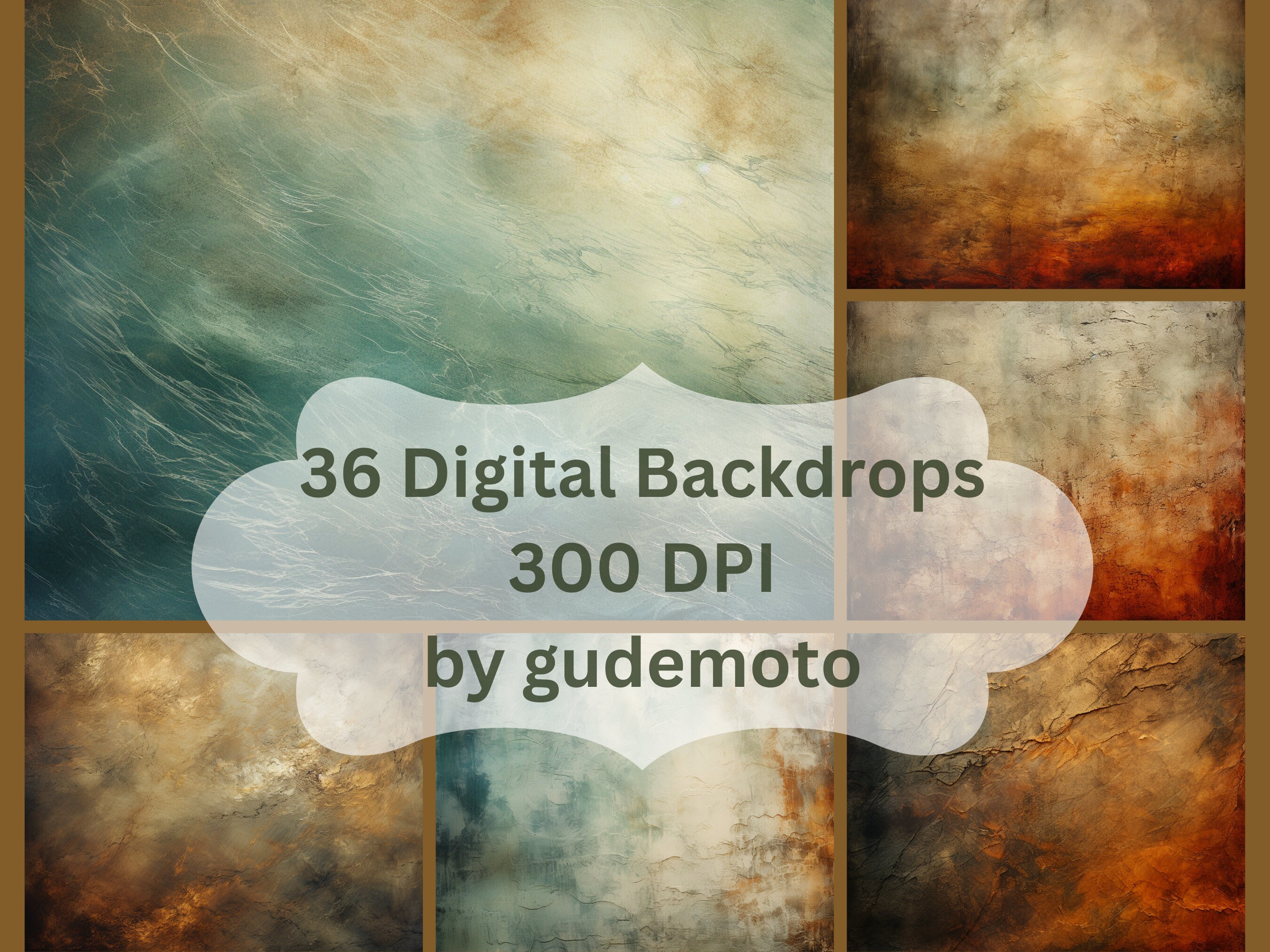 Portrait Photography Backdrops Mega Bundle | Portrait Backgrounds ...