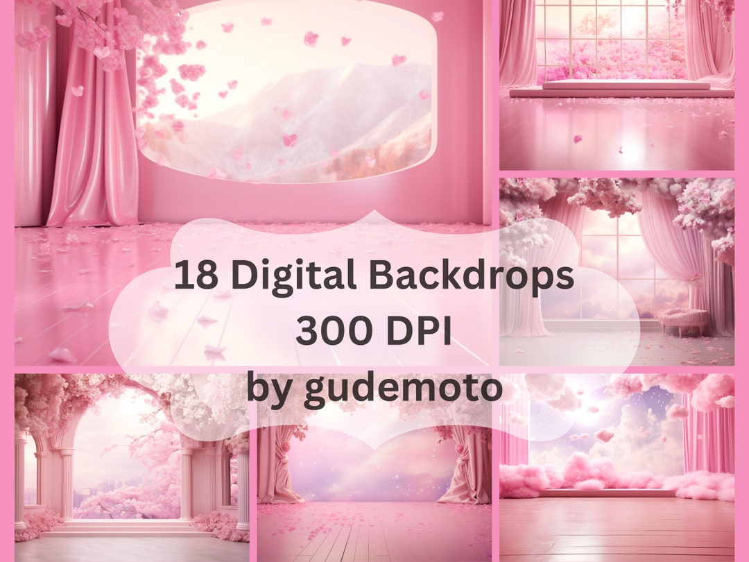 Pink Portrait Photography Backgrounds Pink Portrait Backdrops Fine Art ...