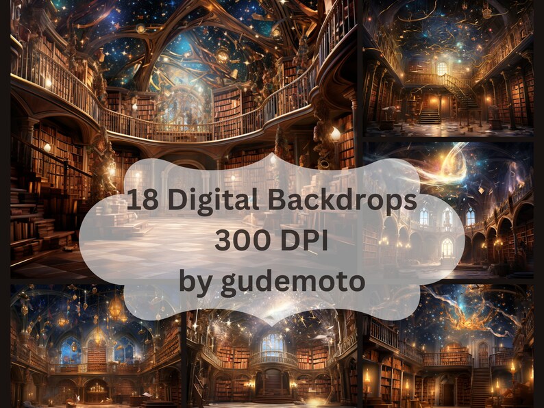 Magical Digital Backgrounds Background Images Wizard Digital ...