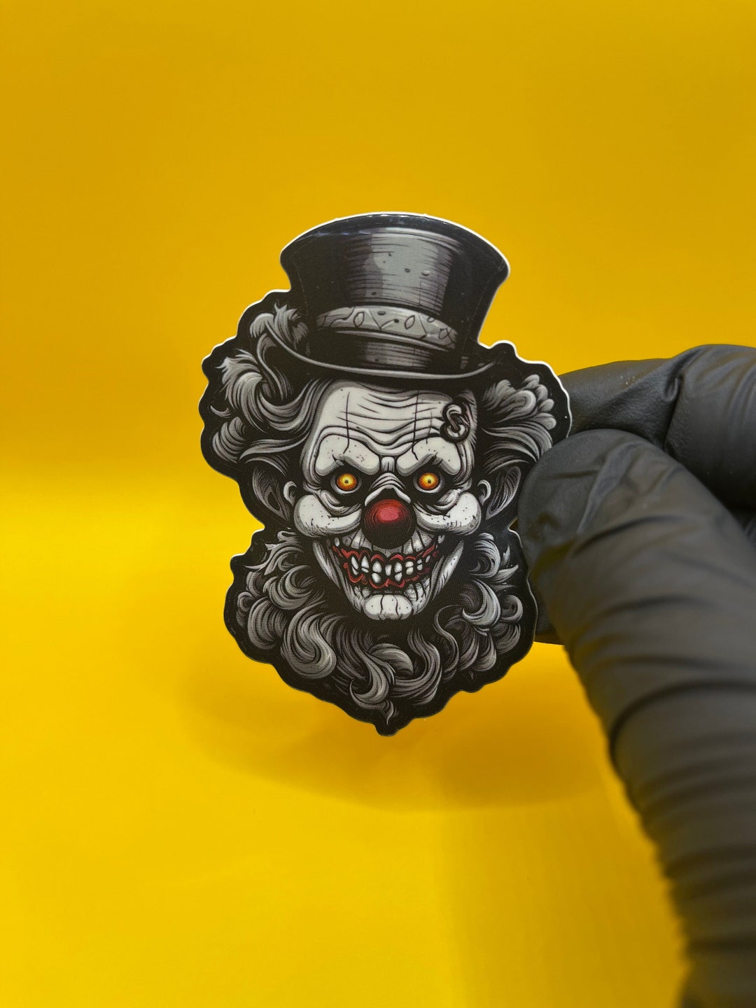 Halloween Sticker / Evil Clown Sticker / Water Bottle Sticker / Laptop ...