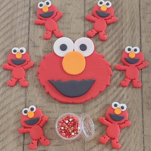Elmo Cake Topper - Etsy