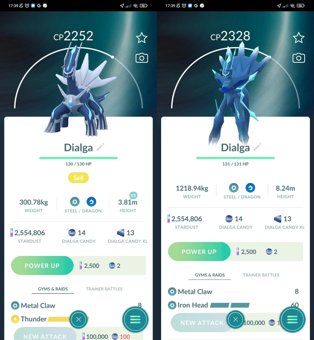 Dialga Legendary Pokémon both Forms Pokémon Go - Etsy