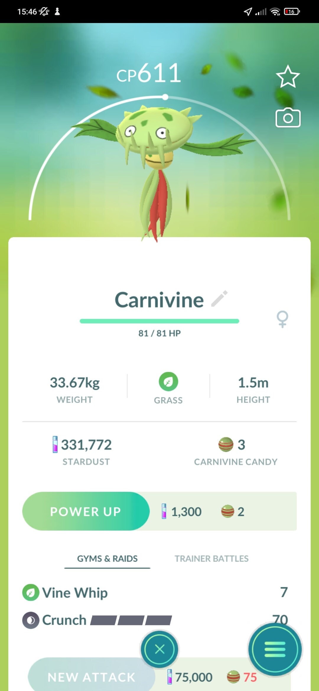 Carnivine Regional Pokémon - Pokémon Go - Etsy