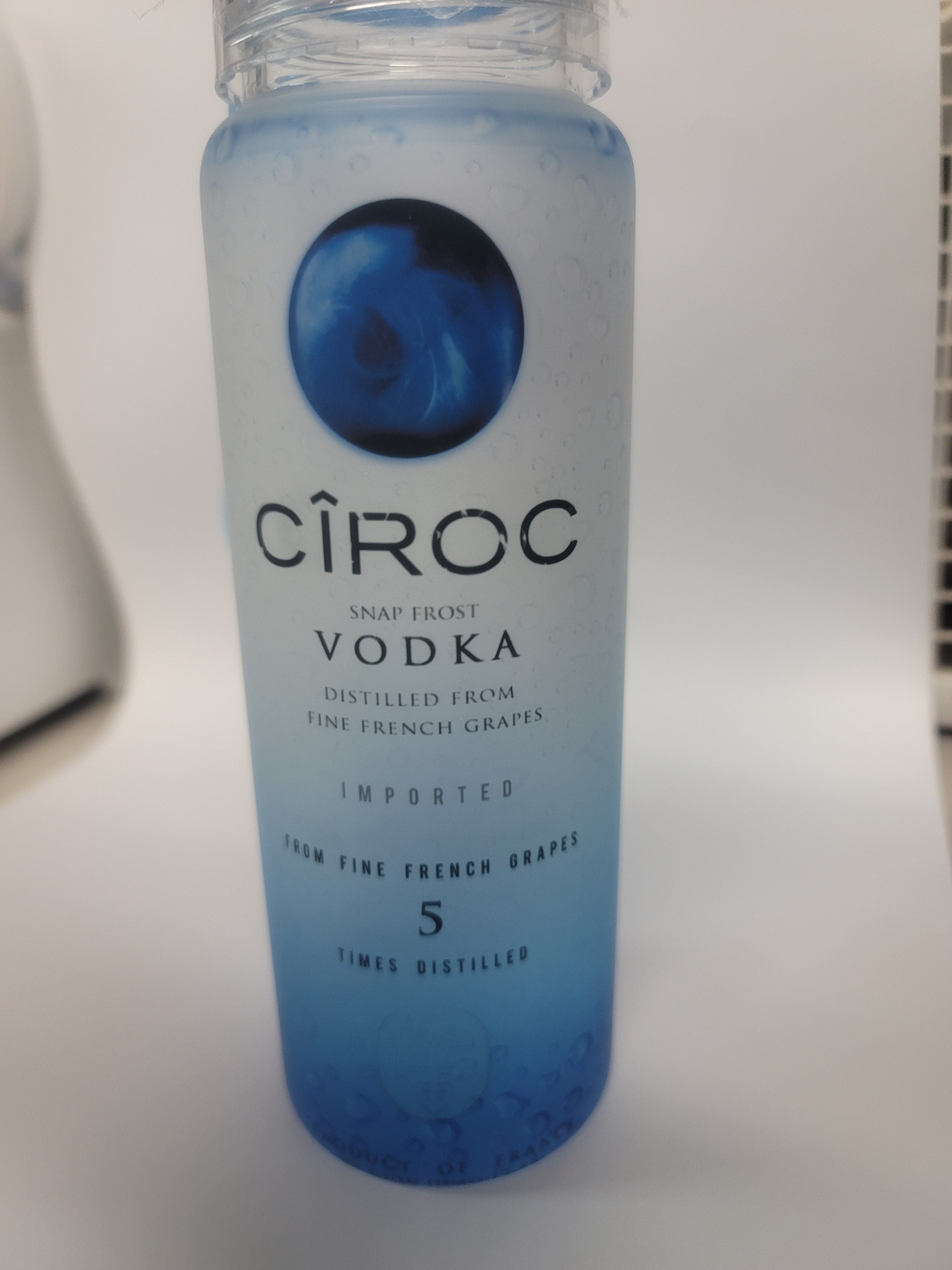 Glass Ciroc Water Bottle - Etsy