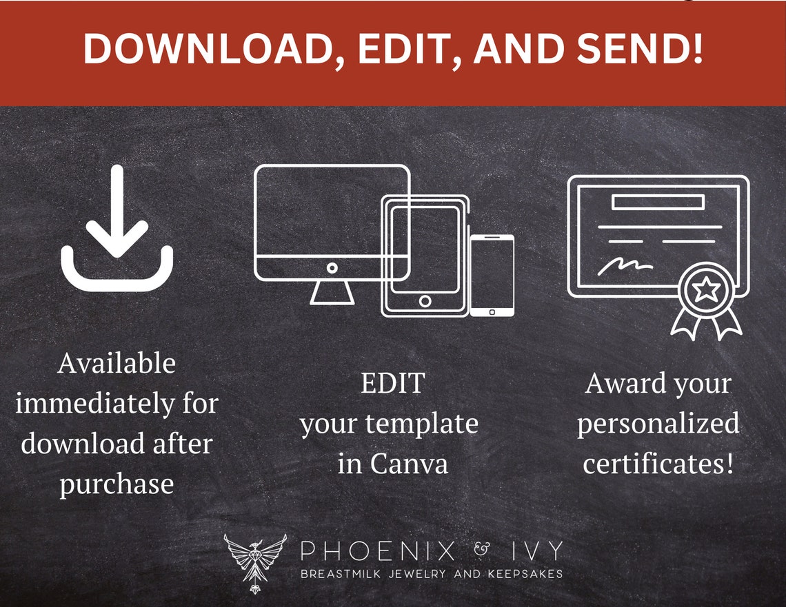 Editable Class Certificate Template, Canvas Certificate, Certificate of ...