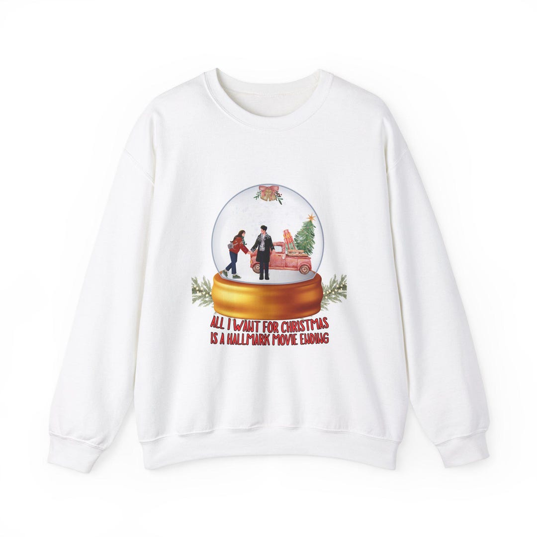 Hallmark Christmas Movie Snowglobe Christmas Sweater - Etsy