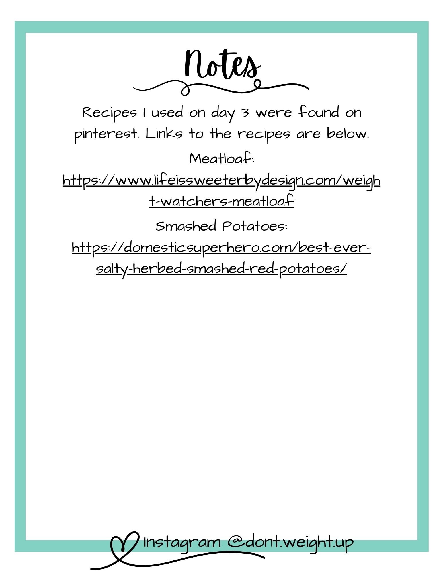 WW 23 Point 3 Days Meal Plan & Shopping List - Etsy