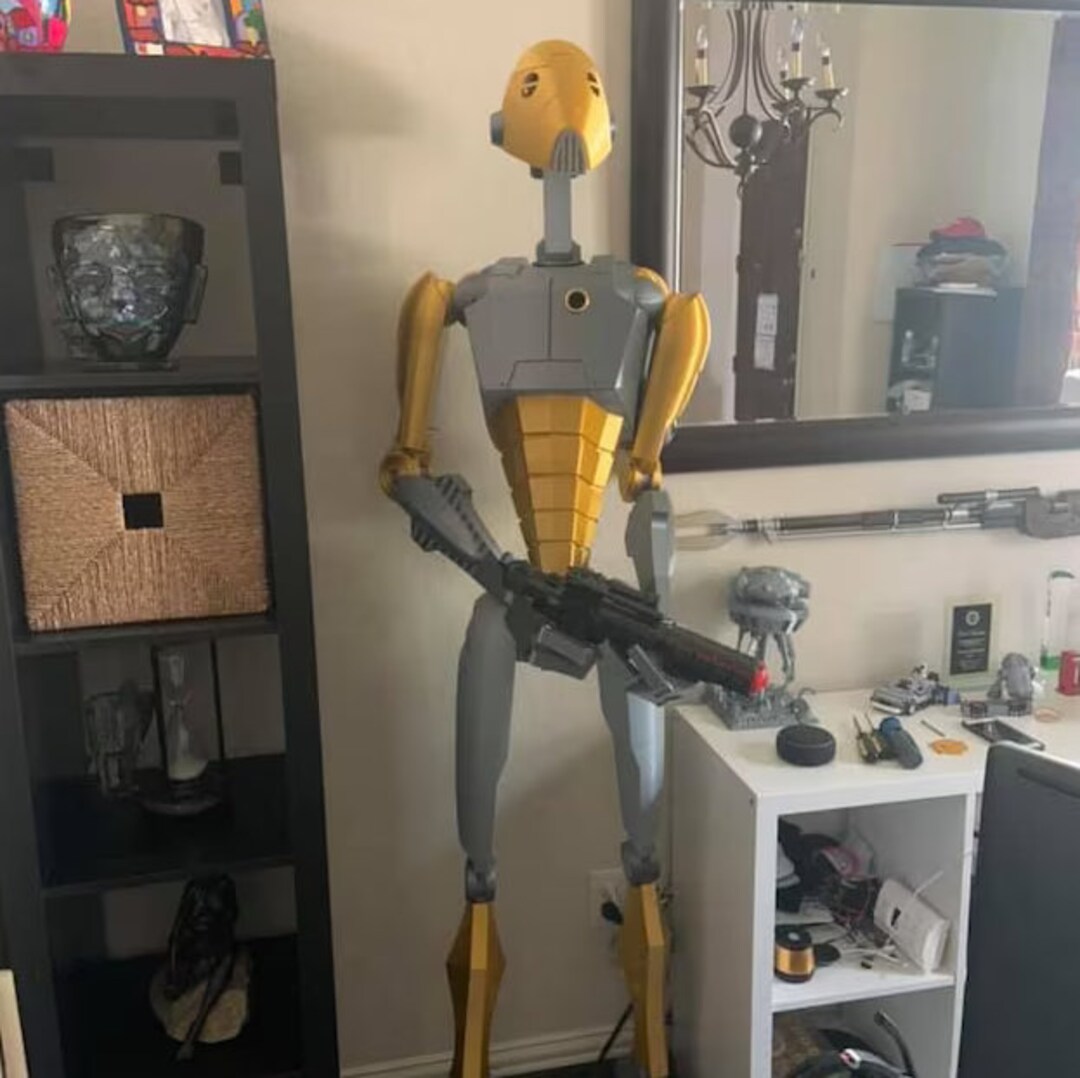 Life Size BX Commando Droid Poseable Action Figure 3D Printed - Etsy UK