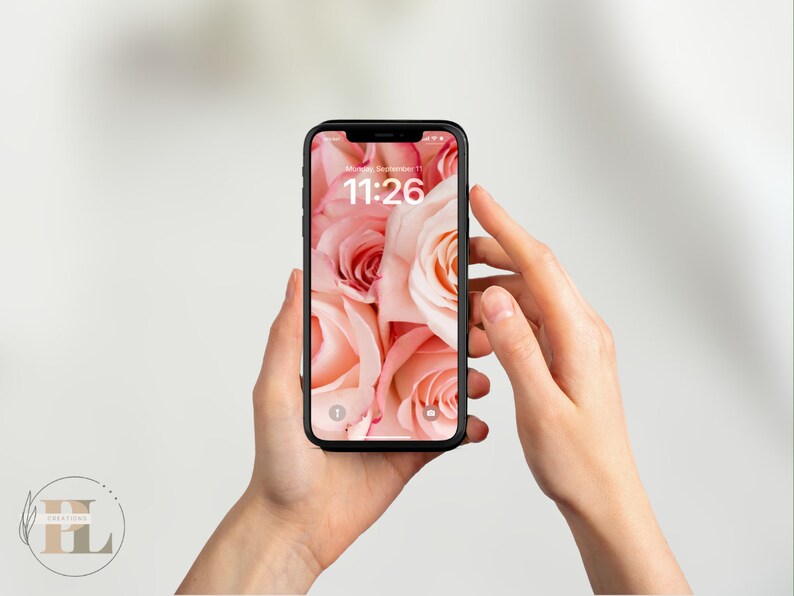 Floral iPhone Wallpaper Cherry Blossom iPhone Background Wallpaper Rose ...