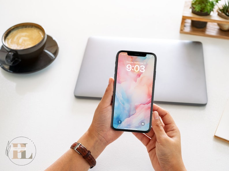 Watercolor Flowers Phone Wallpaper Floral Watercolored iPhone ...