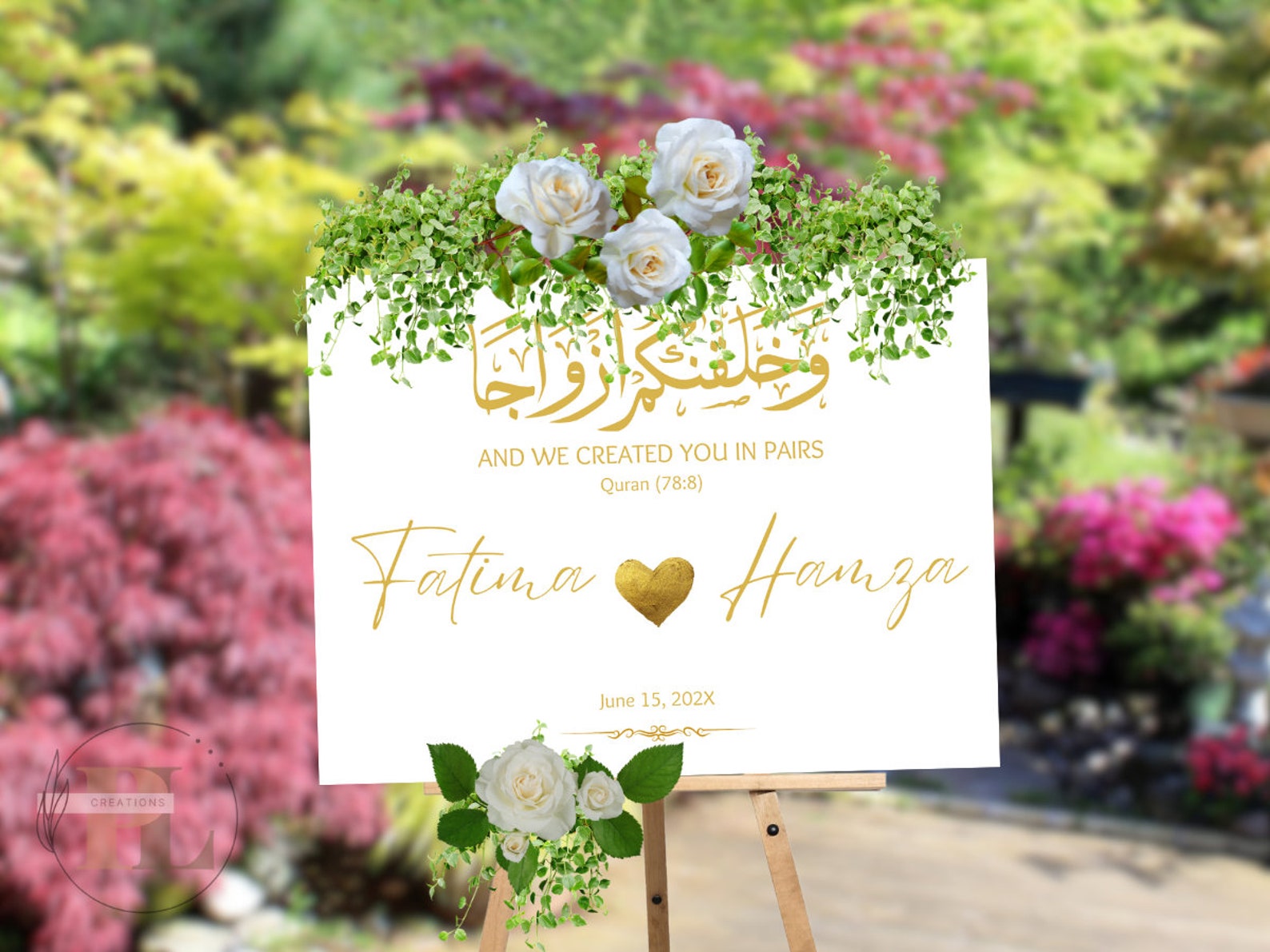 Nikkah Welcome Sign Nikkah Decor Wedding Nikkah Sign Nikah Poster ...