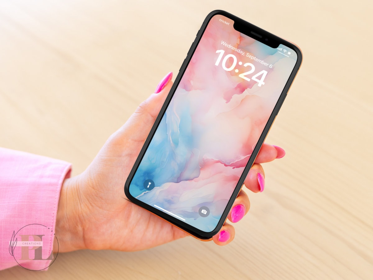 Watercolor iPhone Wallpaper Aesthetic Watercolor Phone Background ...