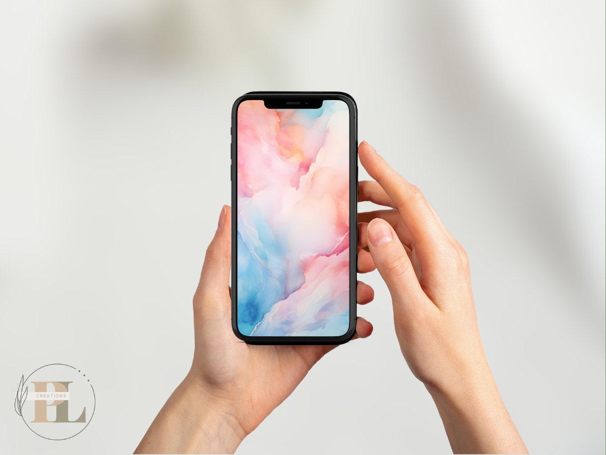 Watercolor iPhone Wallpaper Aesthetic Watercolor Phone Background ...