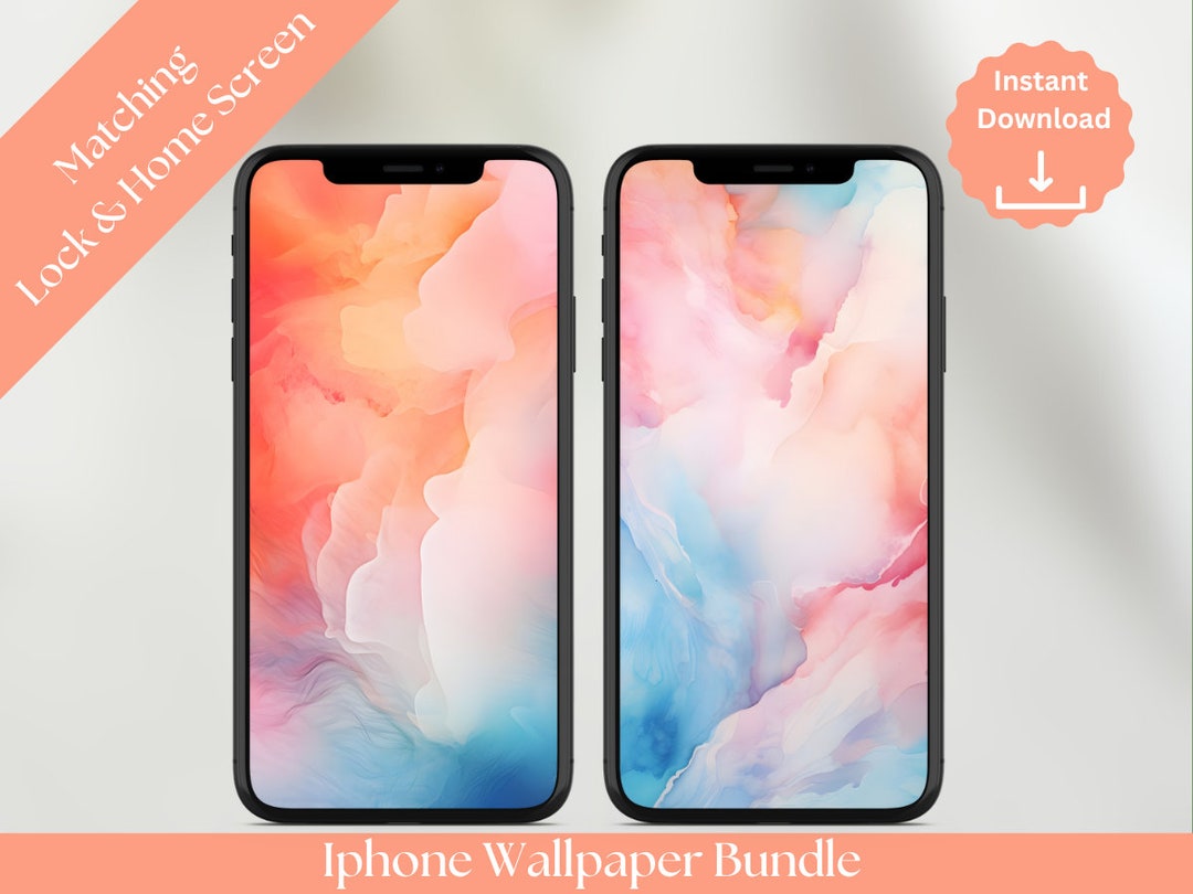 Watercolor iPhone Wallpaper Aesthetic Watercolor Phone Background ...