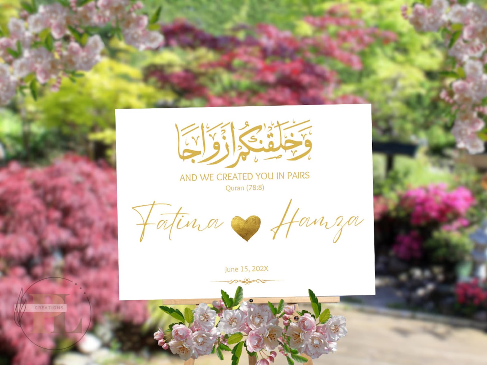 Nikkah Welcome Sign Nikkah Decor Wedding Nikkah Sign Nikah Poster ...