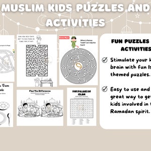 Ramadan Kids Activities and Coloring Muslim Kids Coloring Muslim Kids ...