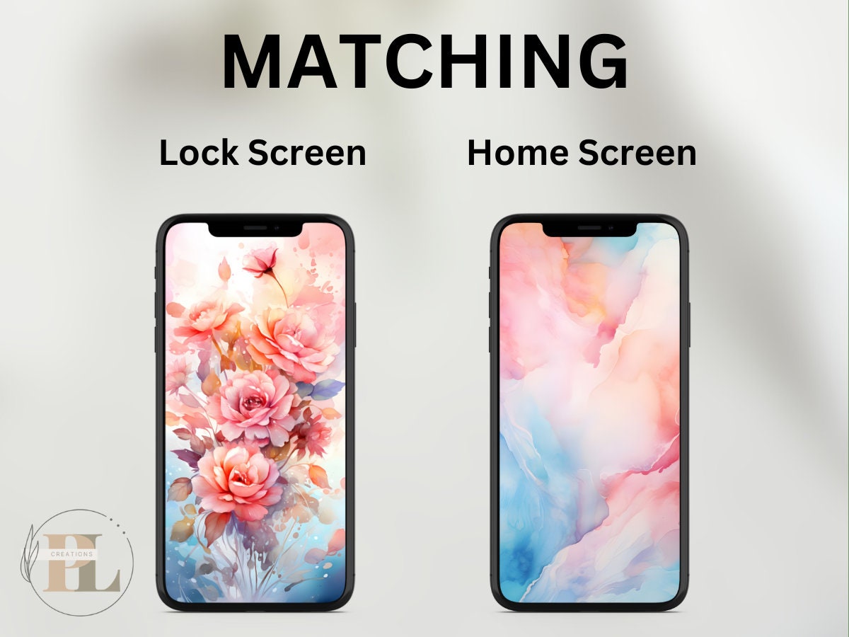 Watercolor Flowers Phone Wallpaper Floral Watercolored iPhone ...