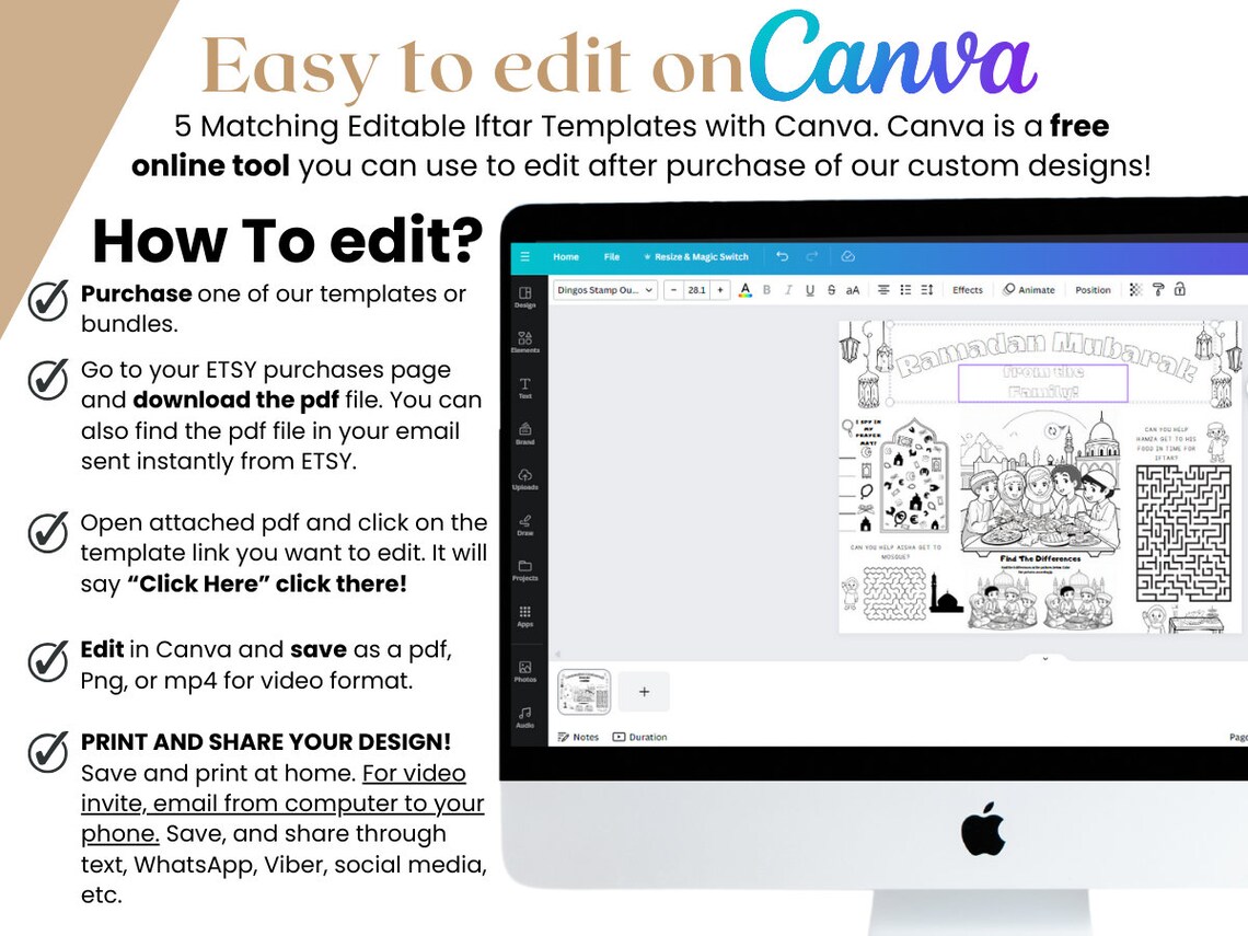 Iftar Invitation Beige and Gold Iftar Dinner Evite Ramadan Mubarak ...