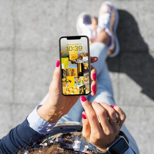 Yellow Aesthetic Digital Vision Board Template Yellow Vision Board ...