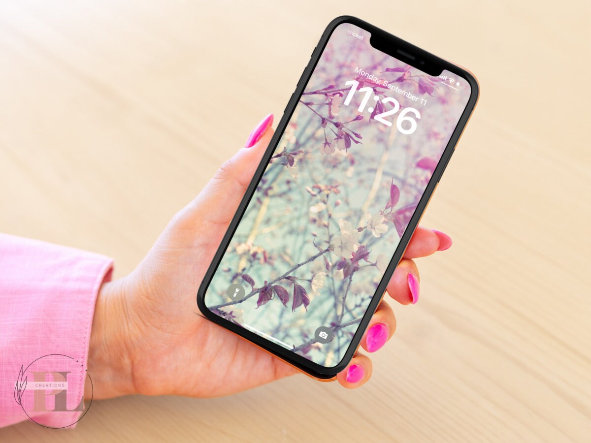 Floral iPhone Wallpaper Cherry Blossom iPhone Background Wallpaper Rose ...