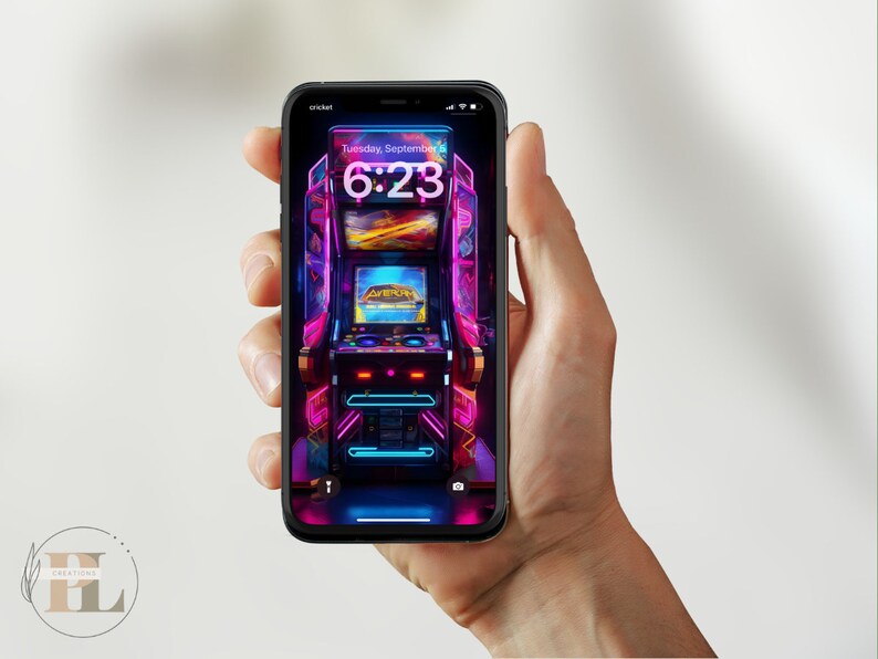 Neon Arcade Gamer iPhone Wallpaper Arcade Cell Phone Wallpaper Arcade ...