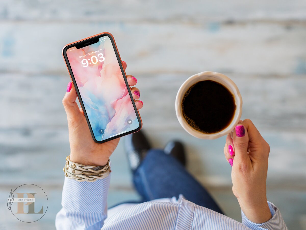 Watercolor Flowers Phone Wallpaper Floral Watercolored iPhone ...