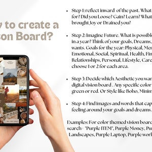 Fall Vision Board Phone Wallpaper: Beige & Brown Canva Template ...