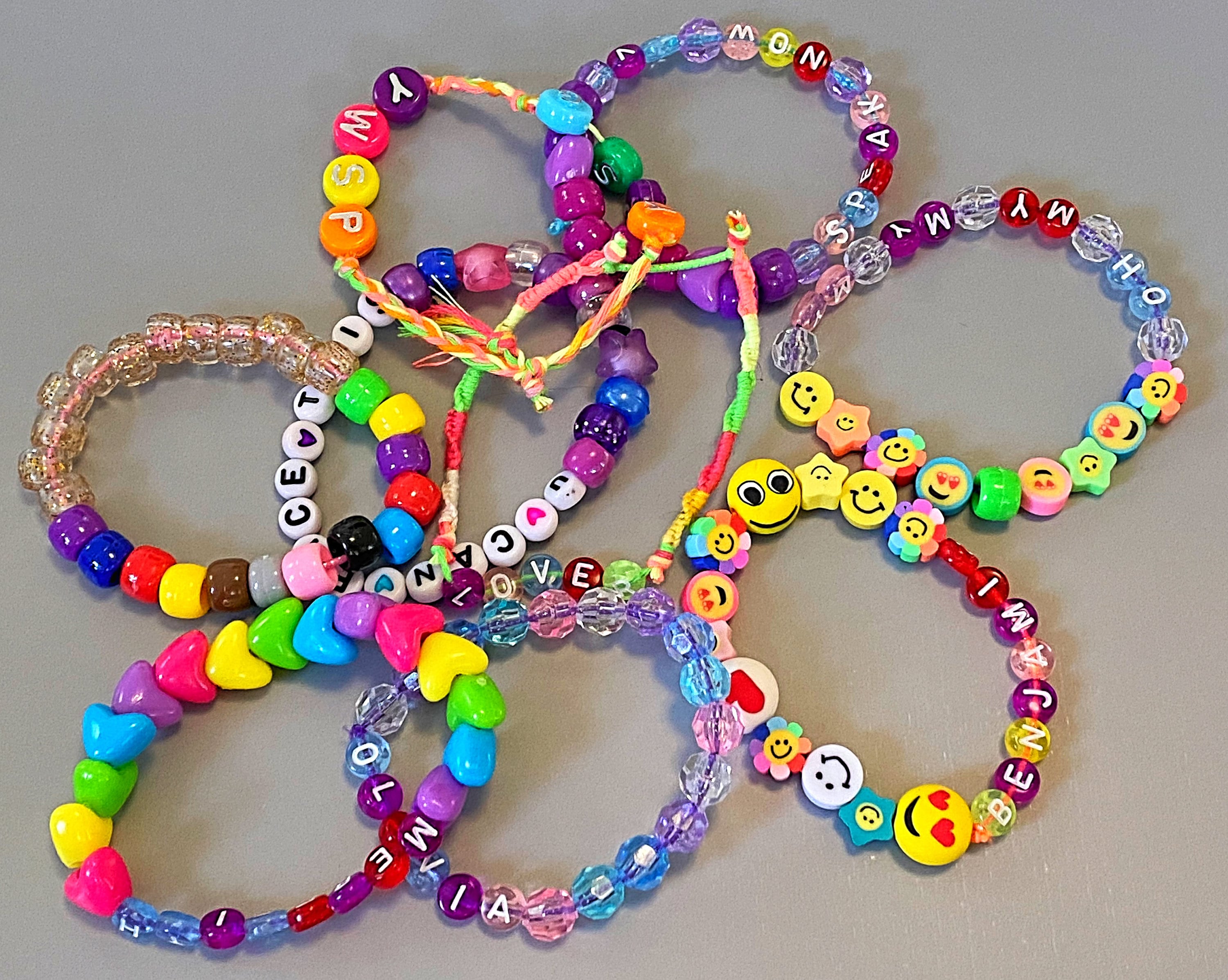 Swiftie Friendship Bracelet Themed 5 Pack, Five Album Friendship ...