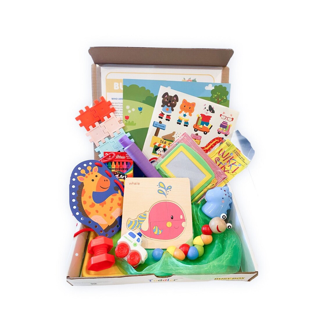 TODDLER BUSY BOX Booster Box - Etsy