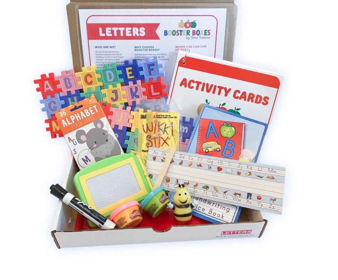 LETTERS Booster Box - Etsy