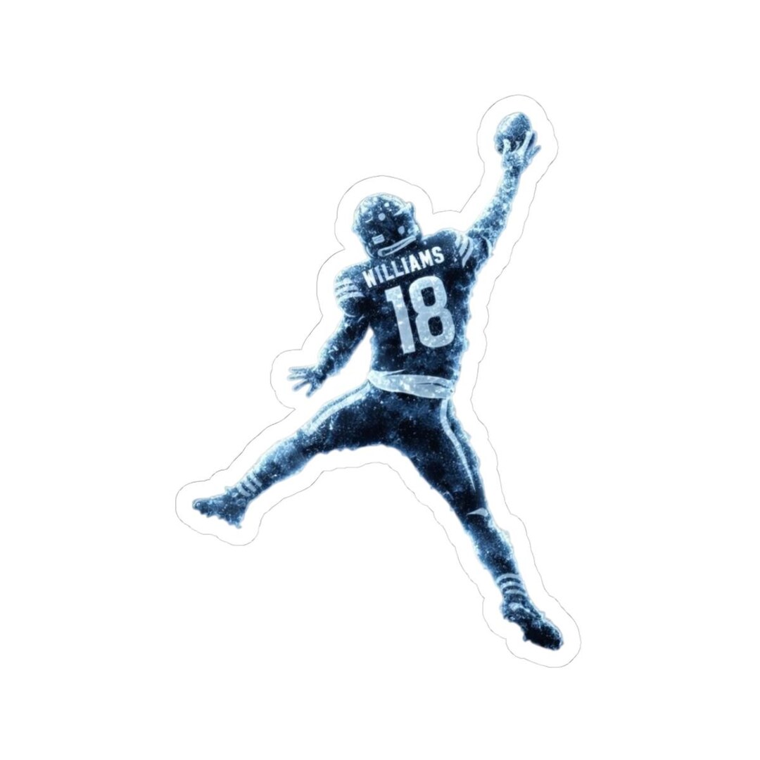 Caleb Williams Iceman Action Sticker - Etsy