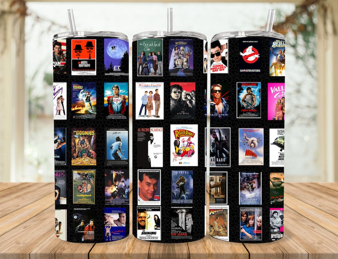 80s Movie Posters Digital Sublimation Design for Sublimation - Etsy
