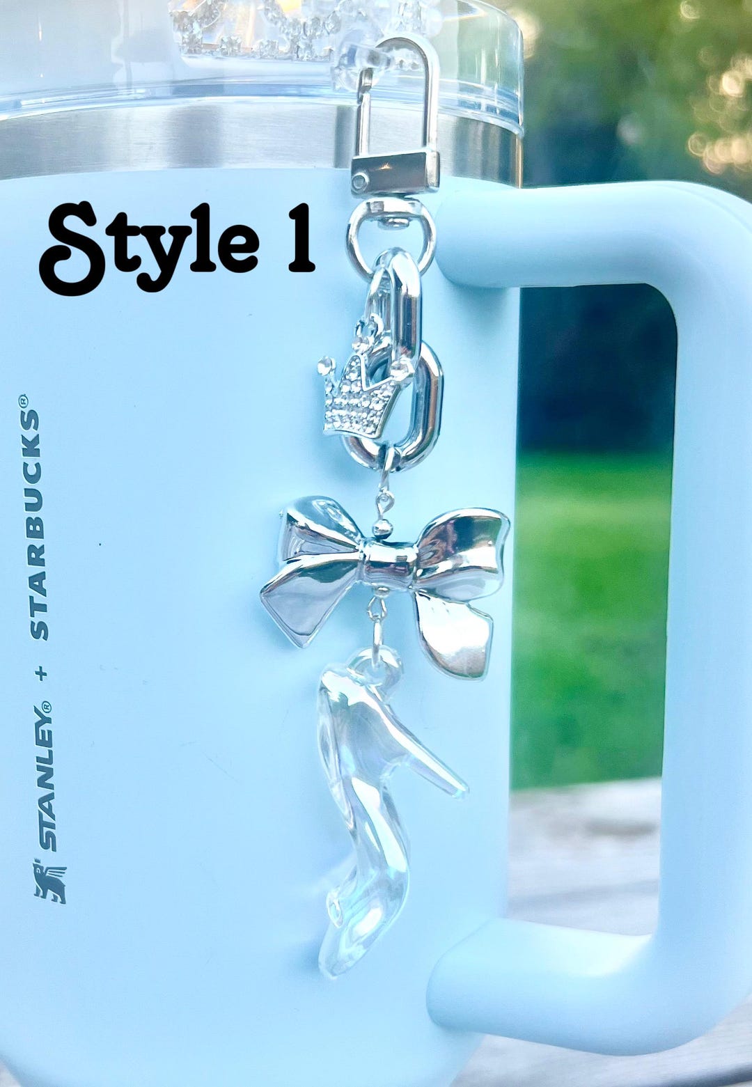 Glass Slipper Cup Charm: Cinder Ella Theme Tumbler Accessory - Etsy