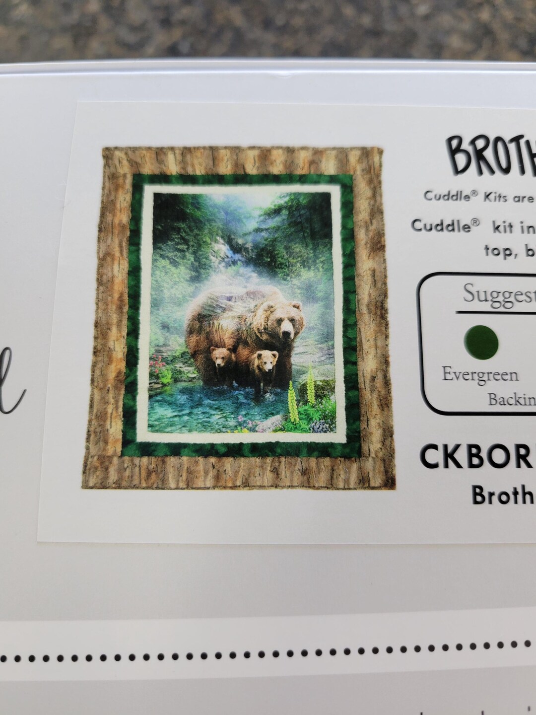Brother Bear Cuddle Quilt Kit by Shannon Fabrics - Etsy