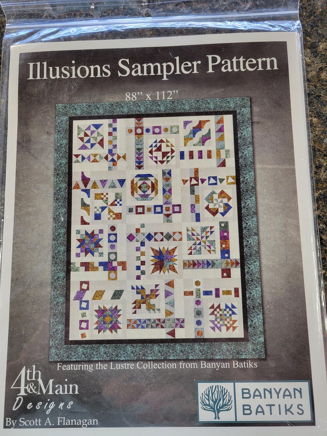 Illusions Sampler BOM Quilt Kit by Banyan Batiks - Etsy