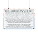 The American's Creed Poster - Etsy