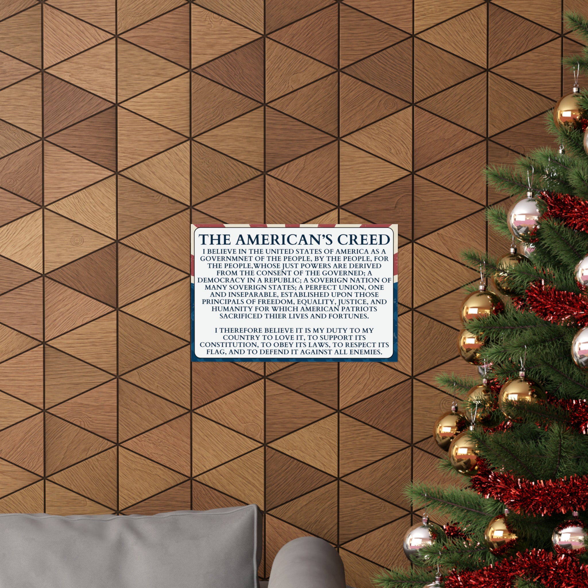 The American's Creed Poster - Etsy