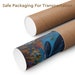 Cute Curious Manatee Aquarium Poster, Florida Manatee, Marine Biology ...