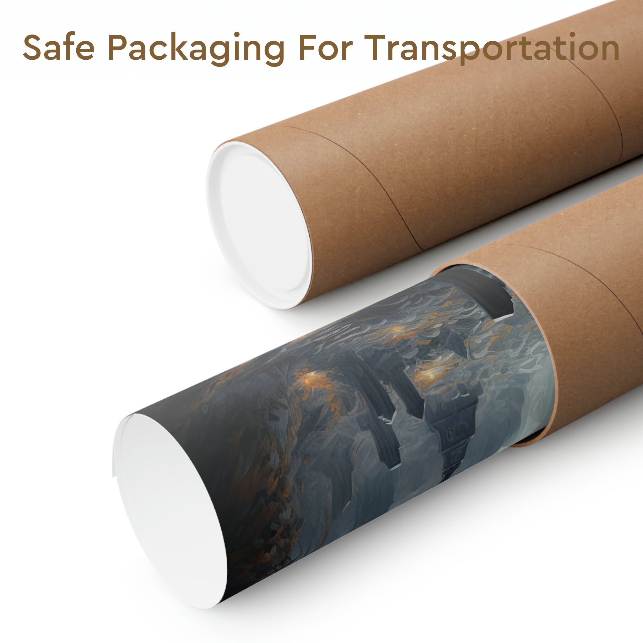 Haunting Ghost Graveyard Poster, Vintage Horror Art Print, Spooky Ghost ...