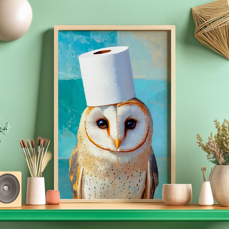 Owl Bathroom Decor - Etsy