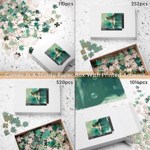 Bathtub Bubble Bath Seal Jigsaw Puzzle, 110/252/520/1014 Pcs, Kids ...